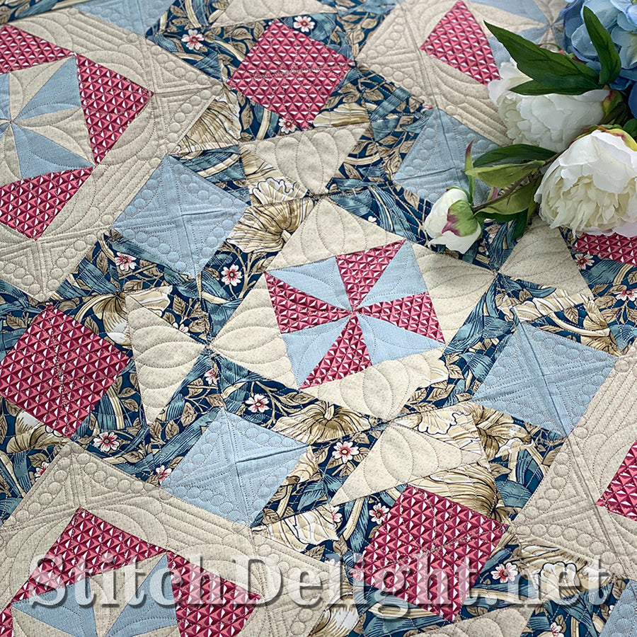 SDS5456 ITH Patchwork Quilt
